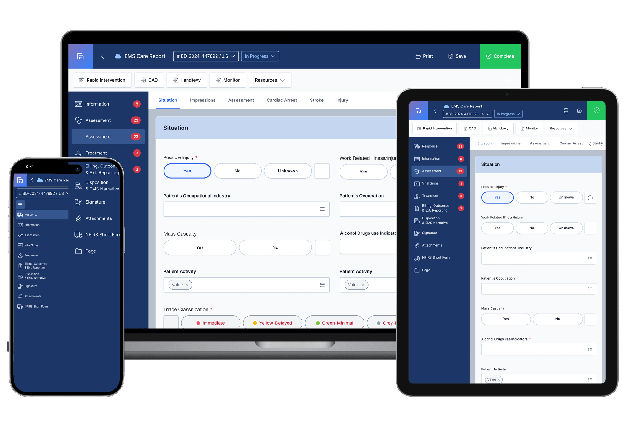 ePCR Software | ePCR Reporting Software for EMS and Fire